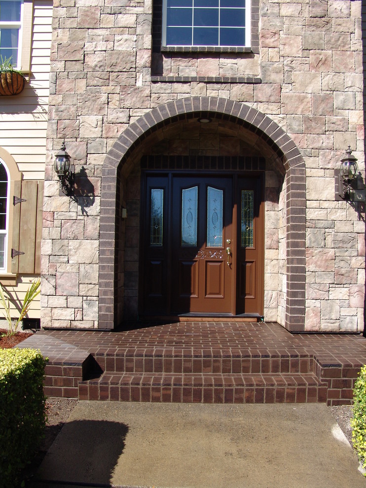 Brick Veneer - Traditional - Entry - Portland - by Brown Bros. Masonry ...