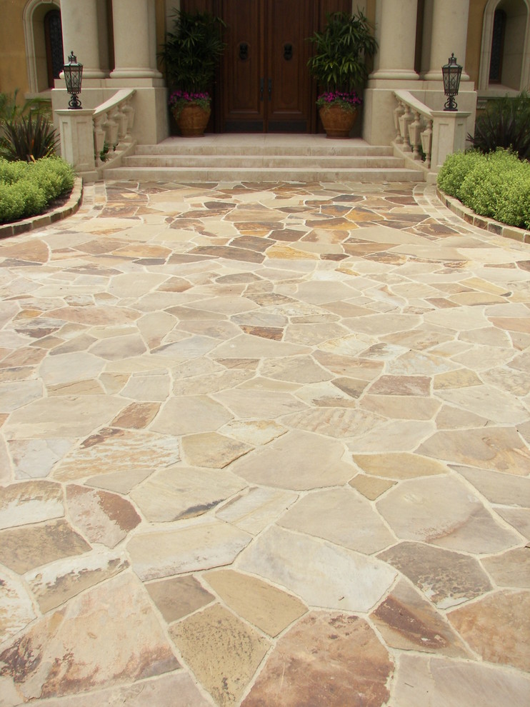 Cambridge Sandstone Paving - Traditional - Entry - Los Angeles - by KGO ...