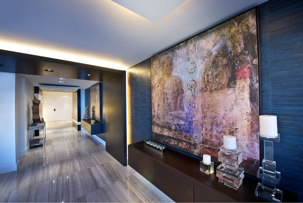 Canyon Ranch Miami Beach Town House Condo - Contemporary - Entry ...