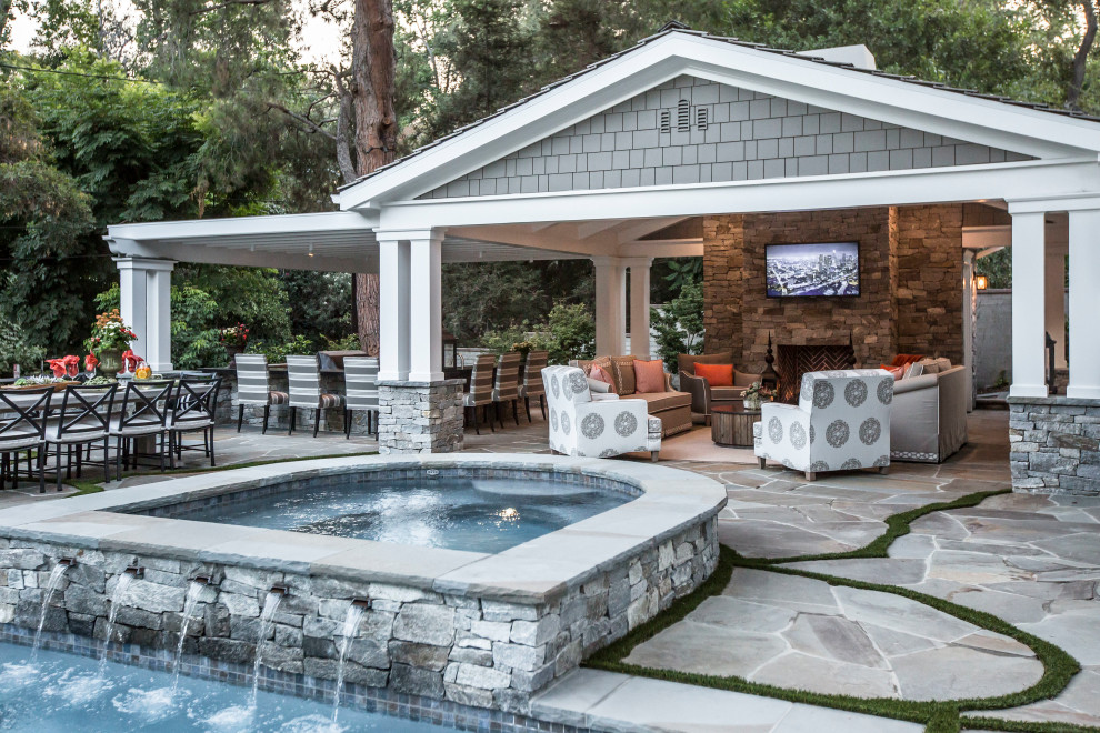 Cape Cod Residence in Pasadena - Entrée - Los Angeles - par JAMES V ...