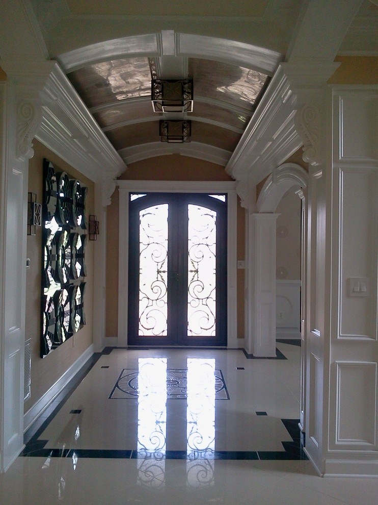 Ceiling Design and Molding Detail - Contemporary - Entry - DC Metro ...