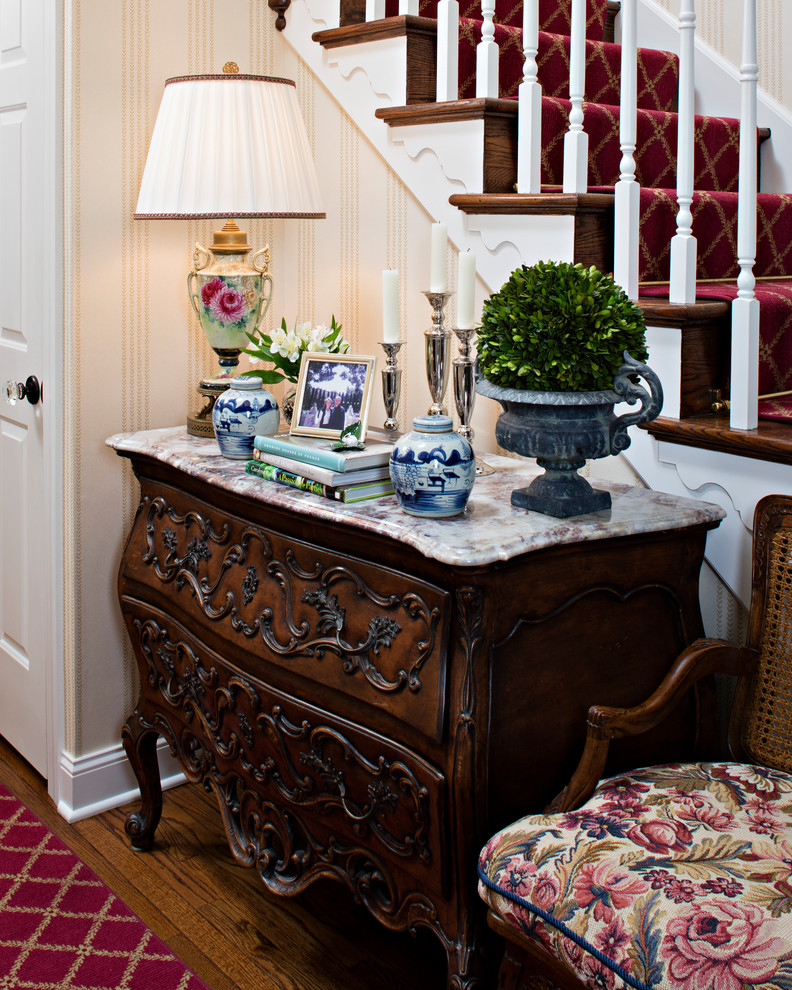 Charming French Country Foyer in St. David's, PA - Traditional - Entry ...