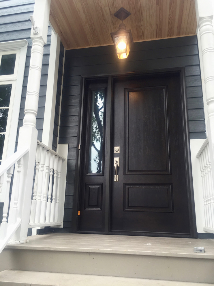 Chicago, IL Barry Ave. Siding Exterior Remodel - Victorian - Entry ...
