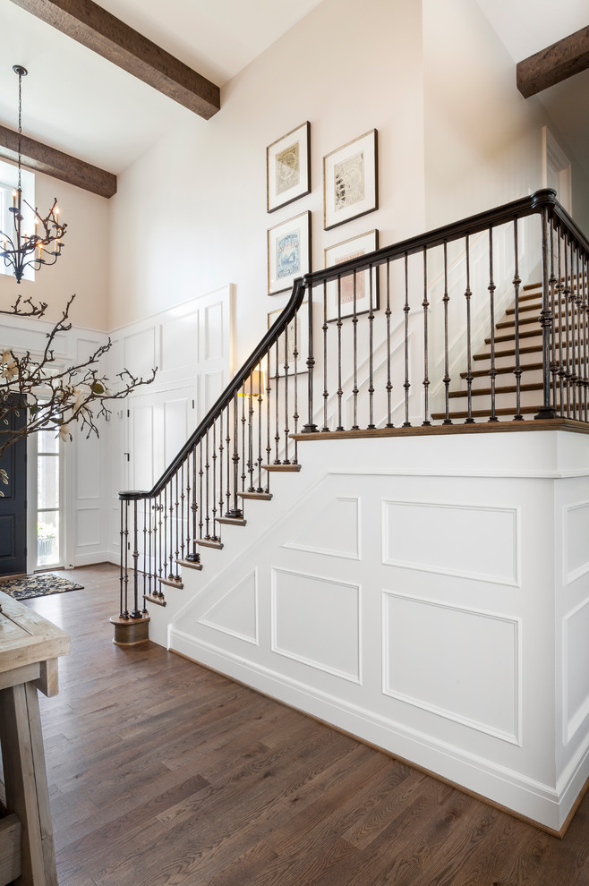 Clarkston new build - Transitional - Entrance - Detroit - by User ...