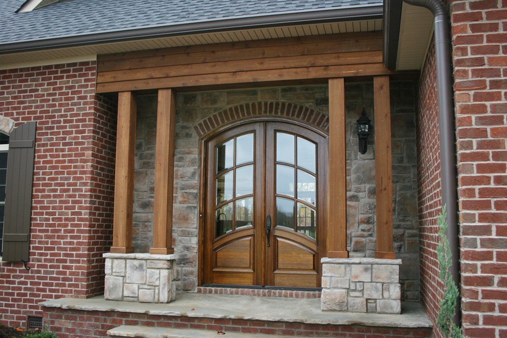 Classic Brick & Stone Home - Traditional - Entry - Other - by FairFax ...