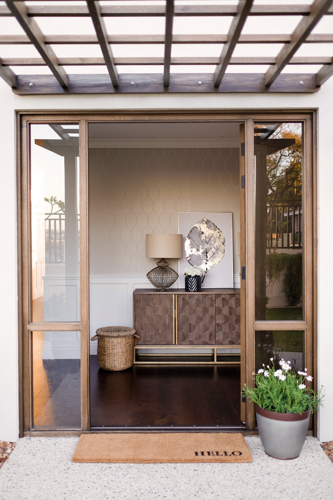 Classic Hamptons Entry Hall - Rustic - Entry - Perth - by Linda Woods ...