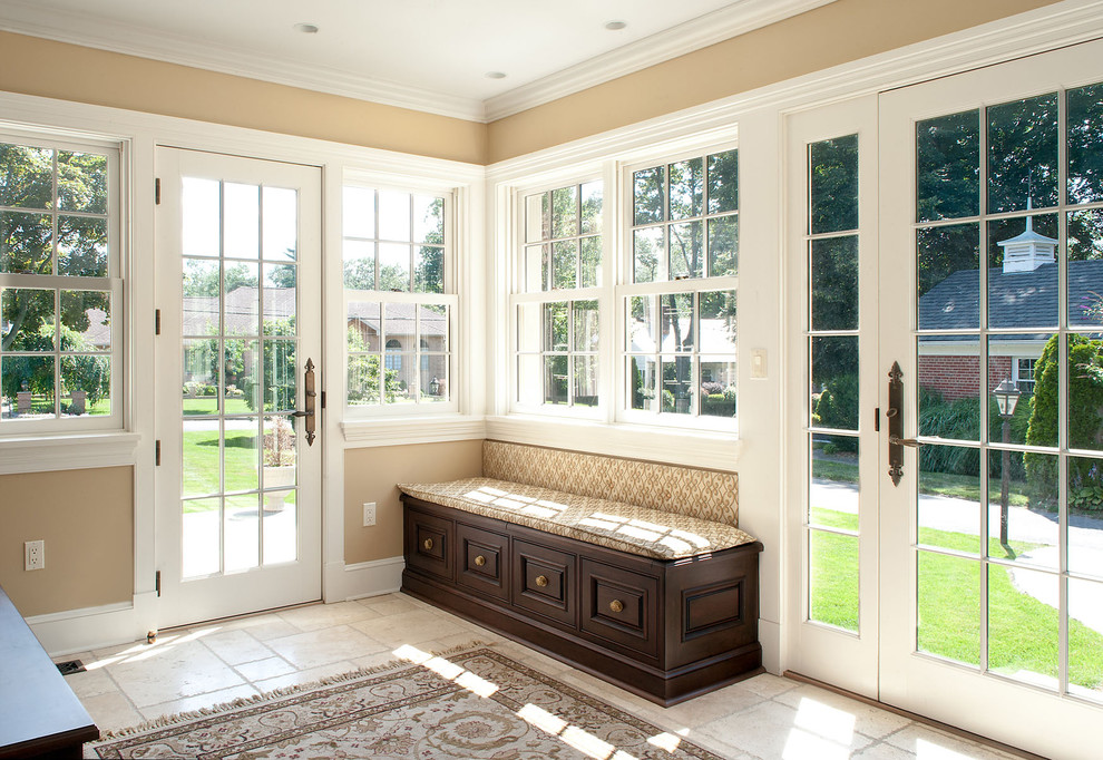 Classic Scarsdale Brick Colonial - Traditional - Entry - New York - by ...