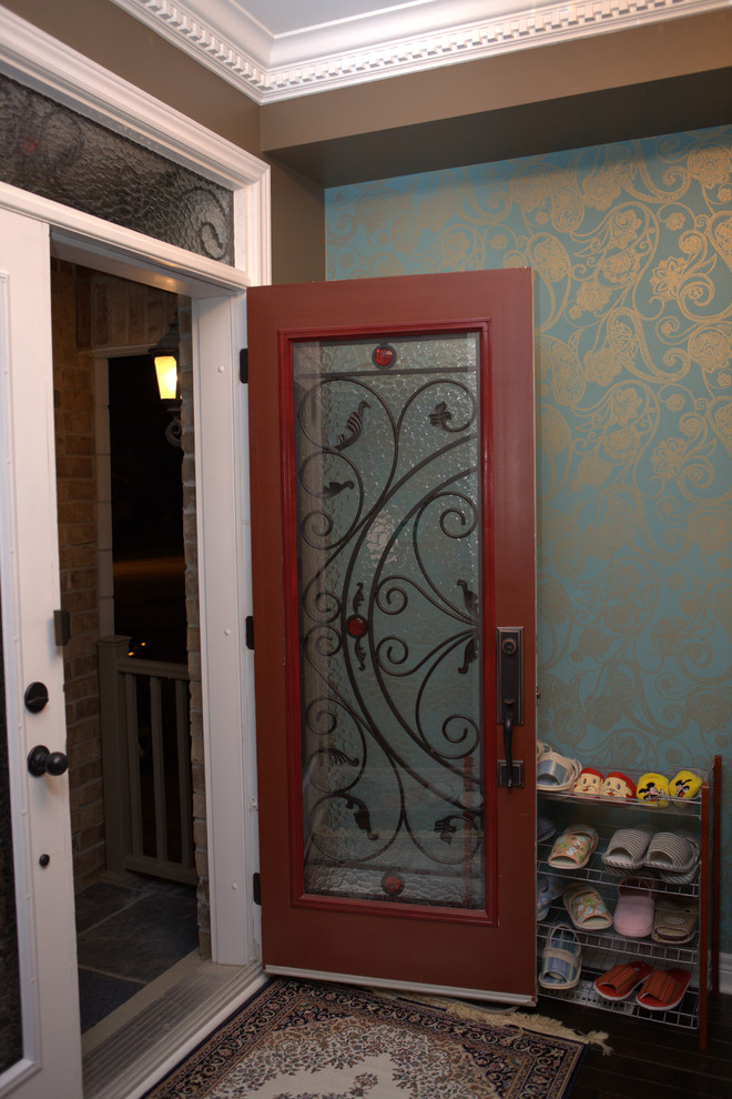 Classic style wrought iron door inserts - Entry - Toronto - by Lusso ...