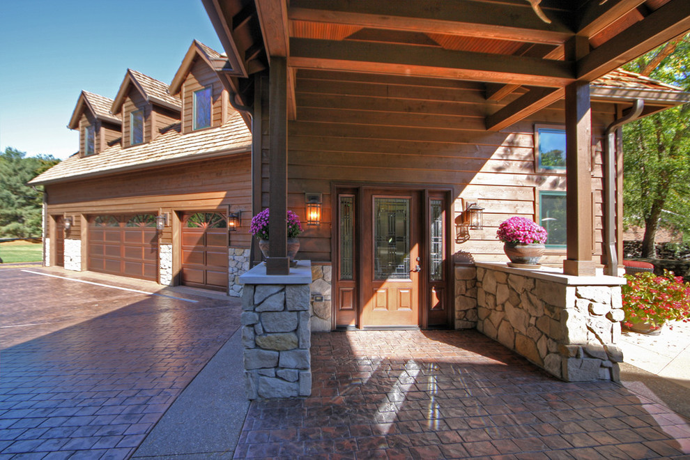 Clubhouse & Garage Addition - Traditional - Entry - St Louis - by Mosby ...