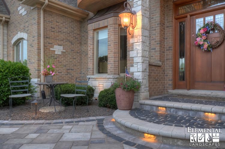 Cobblestone Landscape Renovation with Paver Pool Deck, Pergola, Outdoor ...
