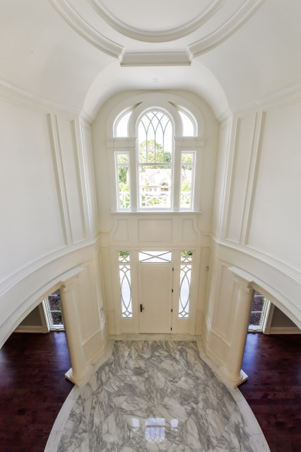 Colonial Home: Foyer & Entry Door - Traditional - Entry - New York - by ...