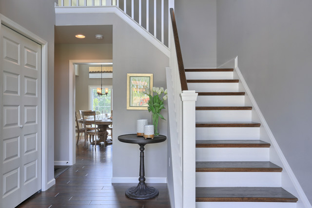 Colonial Style Staircase Amazing Before And After Stair Makeovers