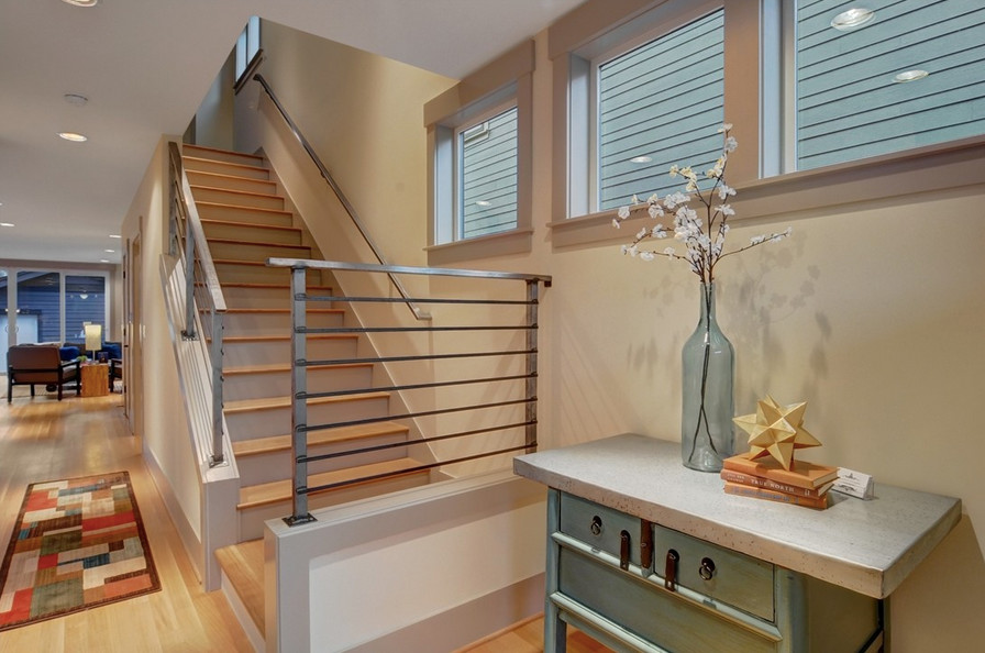 contemporary craftsman: single family home - Craftsman - Entry ...