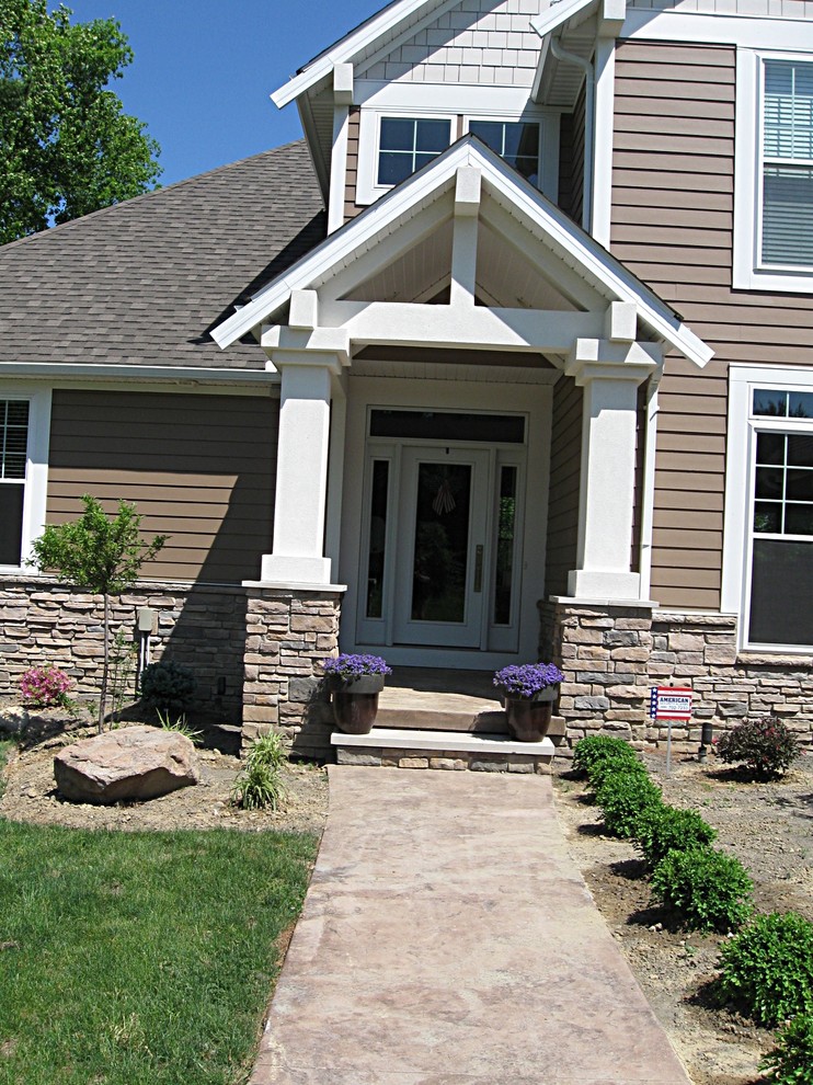 Contemporary Craftsman Style Home - Craftsman - Entry - Cleveland - by ...