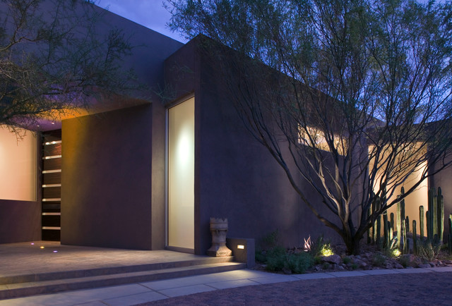 Modern Mansion Entry Moderne Villa Aan Zee ZEST Architecture
