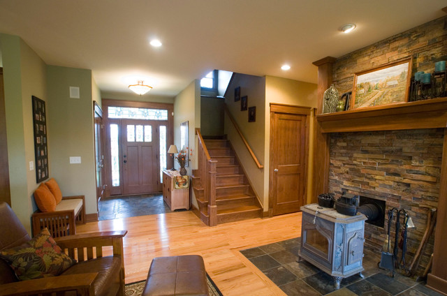 Craftsman Style Home - Traditional - Entry - New York - by DRF DESIGN ...