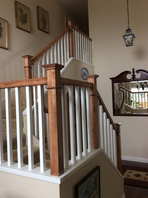 Craftsman style stair railing - Craftsman - Staircase - San Diego - by ...