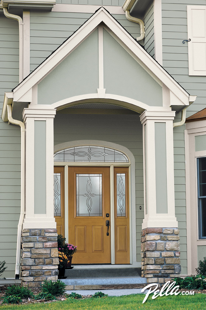 Create a stylish entryway w/Pella® ENERGY STAR®-qualified fiberglass ...