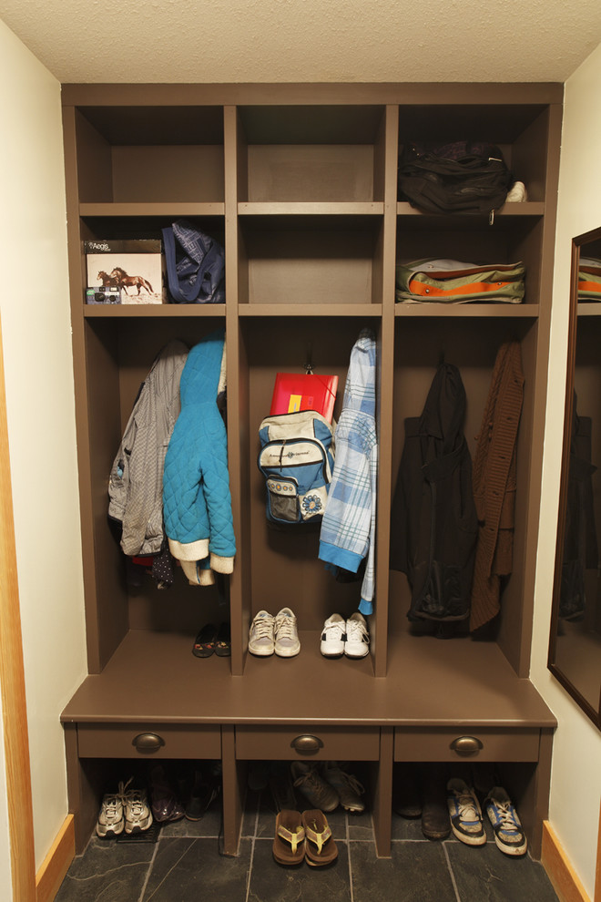 Cubbies in Mud Room - Traditional - Entry - Edmonton - by Habitat ...