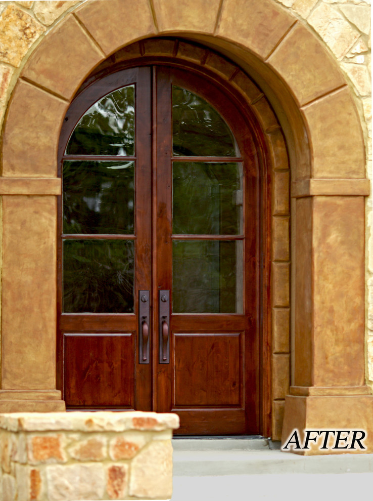 Custom Double Entrance Doors - Traditional - Entry - Austin - by Acme ...