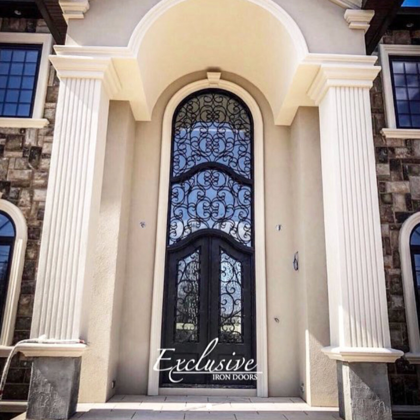 Custom double with double transom - Entry - Other - by Exclusive Iron ...