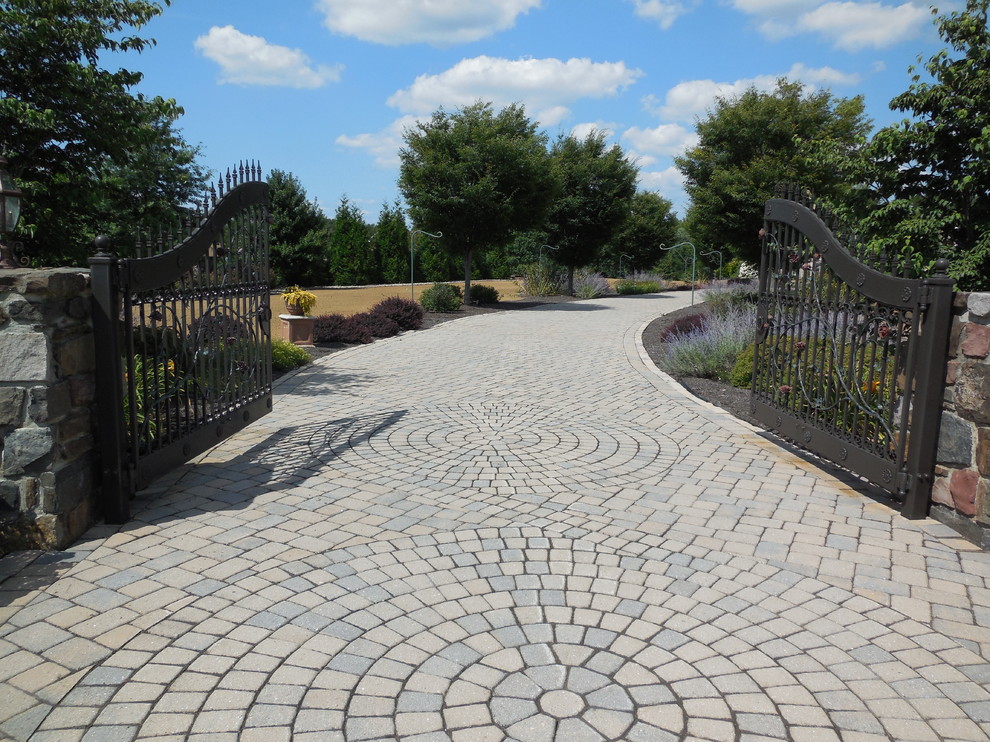 Custom Driveway Entry Gates - Entry - DC Metro - by ANTIETAM IRON WORKS ...