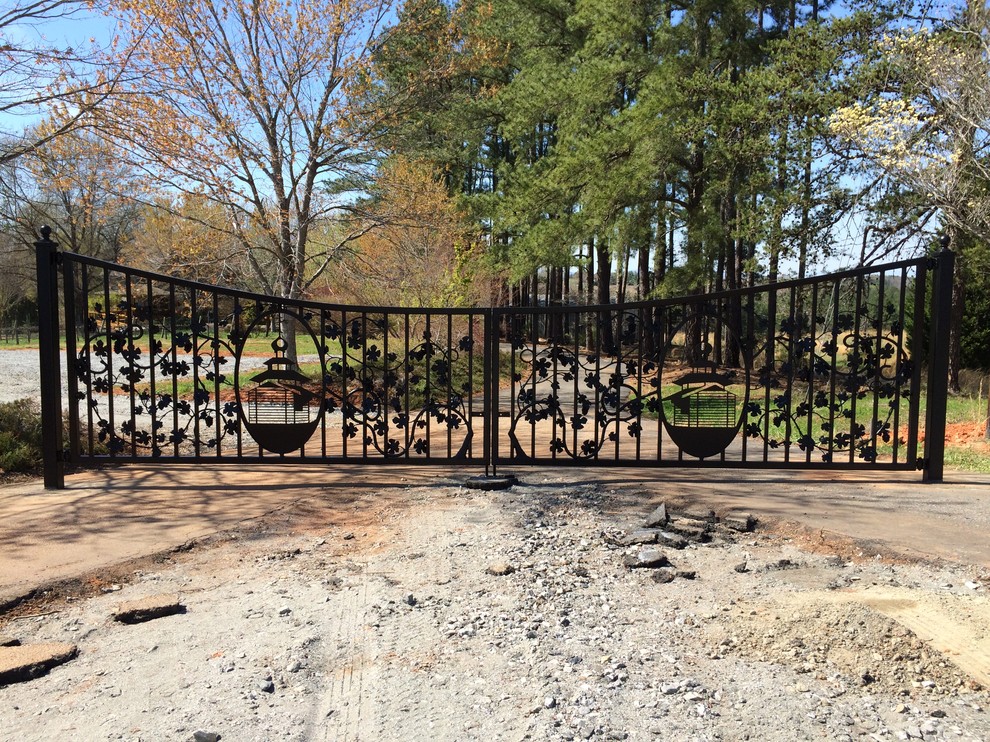 Custom Driveway Gates and Entrance Design - Contemporary - Entry ...