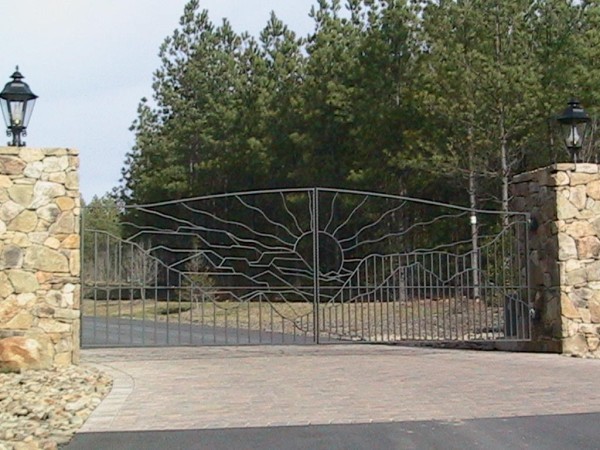 Custom Driveway Gates and Entrance Design - Eclectic - Entry - Other ...