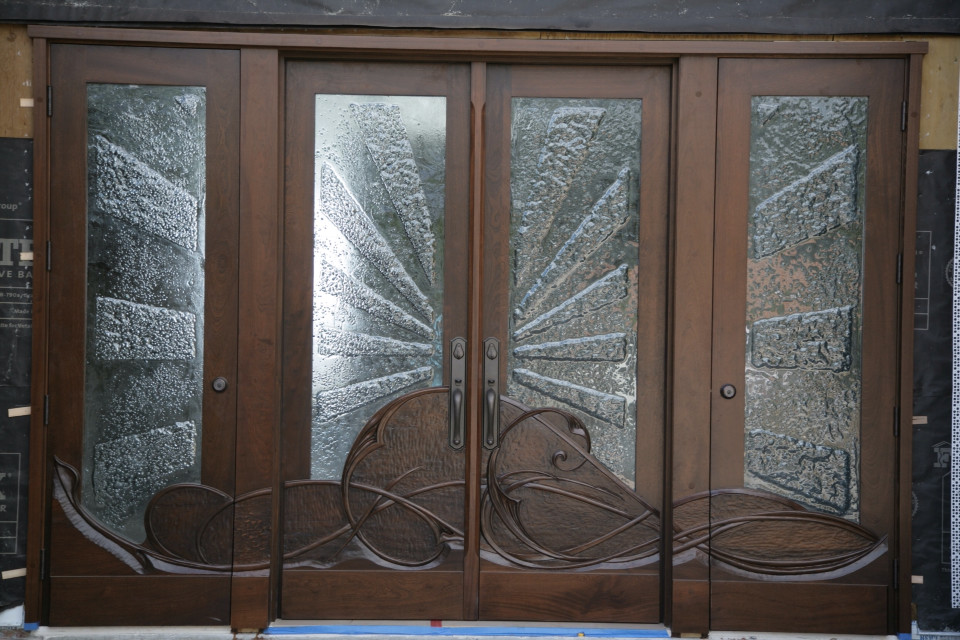 Custom Exterior Wood Door - Contemporary - Entry - Edmonton - by First ...