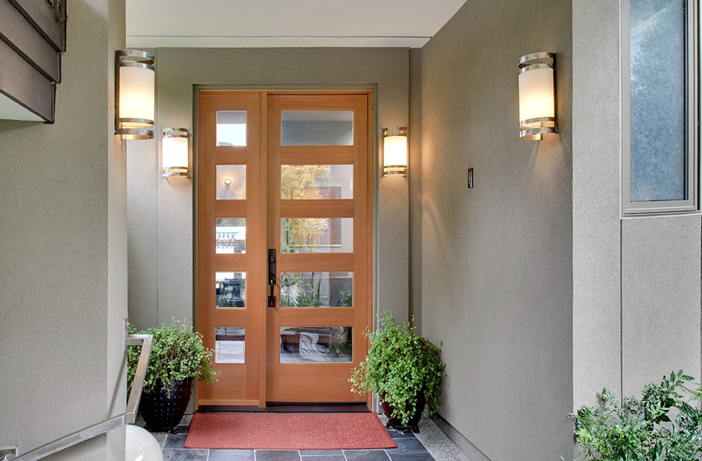 Custom Frontdoor - Contemporary - Entry - Seattle - by Schulte Design ...