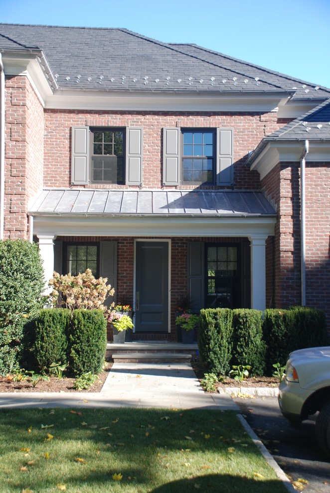 Custom Georgian Colonial Home - Entry - New York - by DeMotte ...