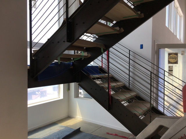 Custom Kit Stair and Railing System for New Construction Home - Modern ...