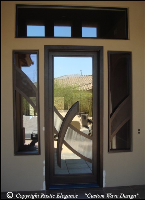 Custom Pivot Door - Entrée - Phoenix - par Rustic Elegance | Houzz