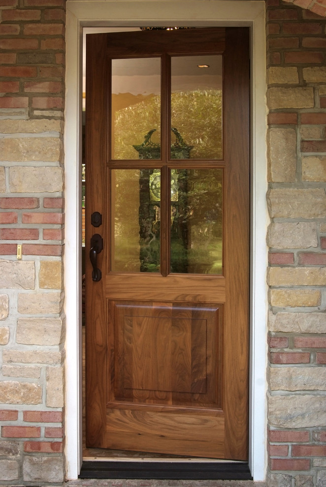 Custom Walnut Exterior Door - Traditional - Entry - Other - by Baird ...