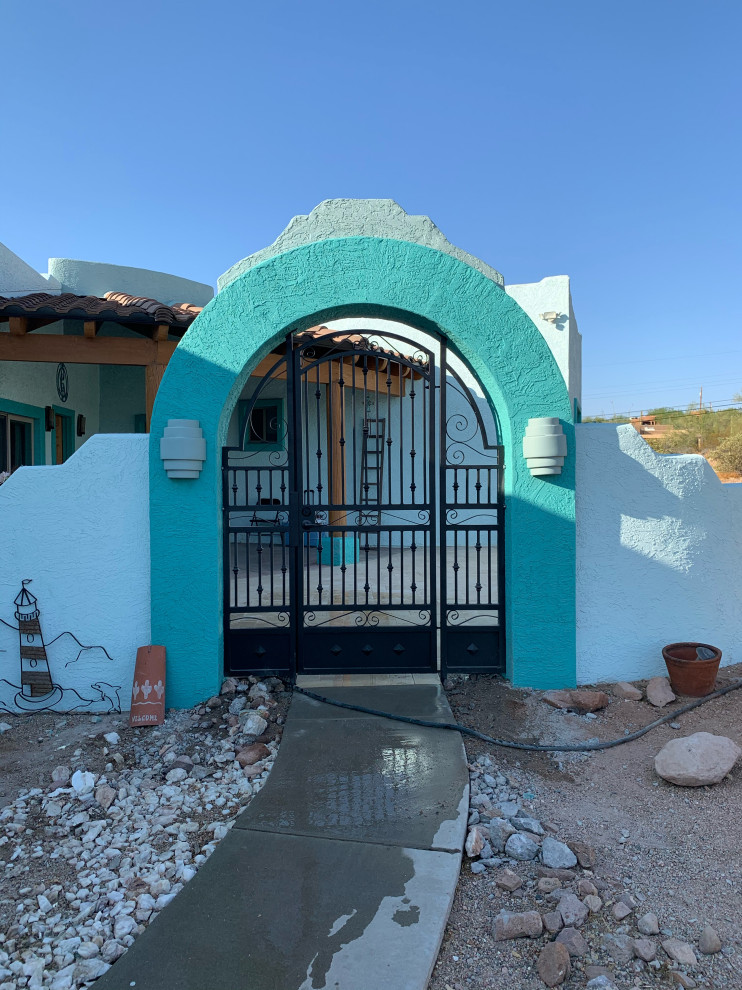 Custom Wrought Iron Gate - Southwestern - Entry - Phoenix - by DCS ...