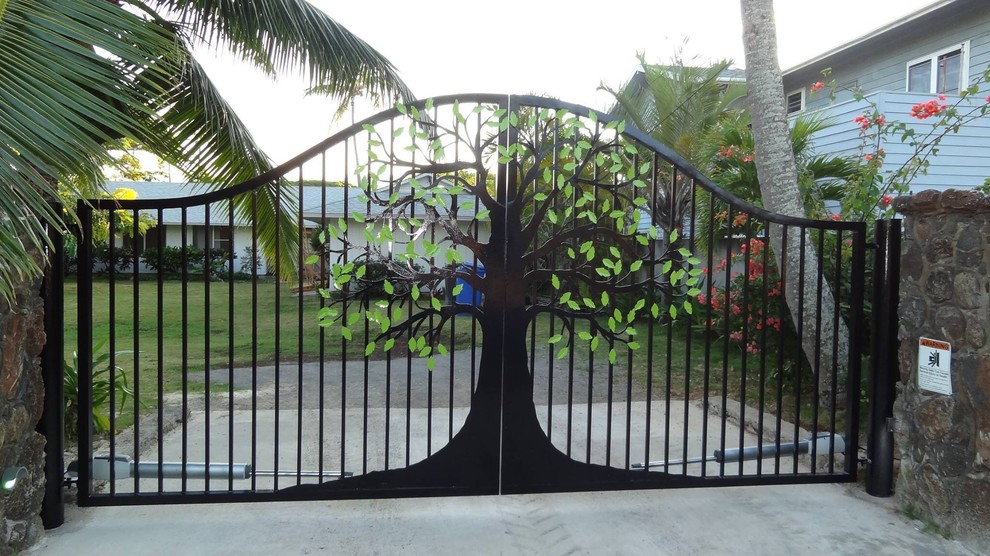 Decorative Gates - Tropical - Entry - Hawaii - by Fusion Art 808 | Houzz