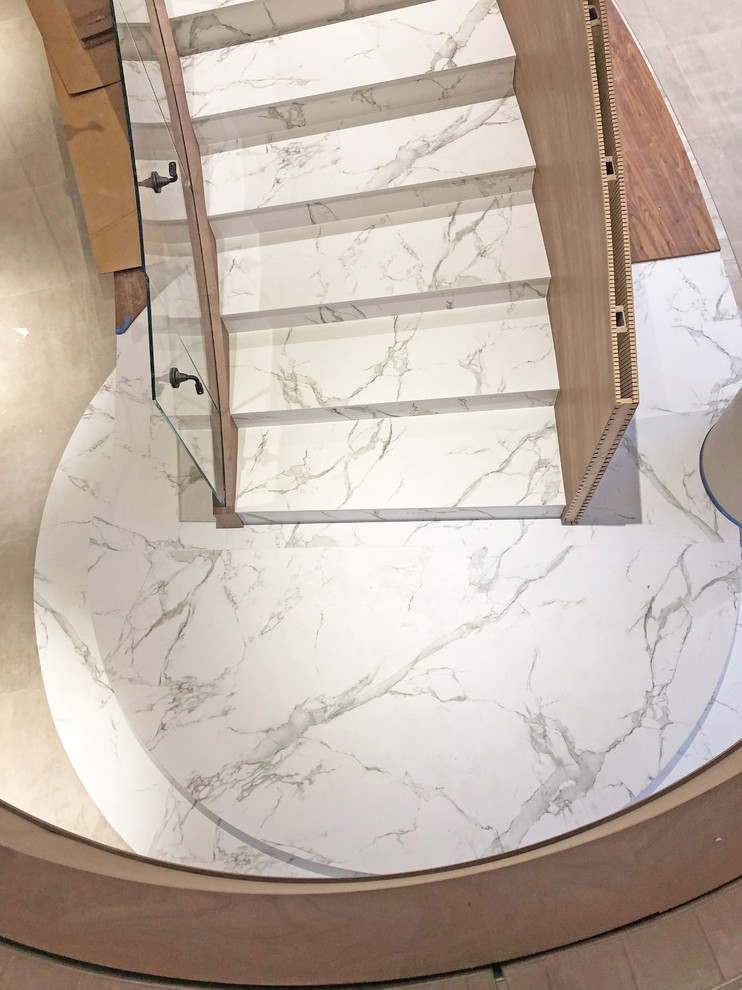 Dekton Staircase - Modern - Staircase - Baltimore - by Jeffress Stone ...