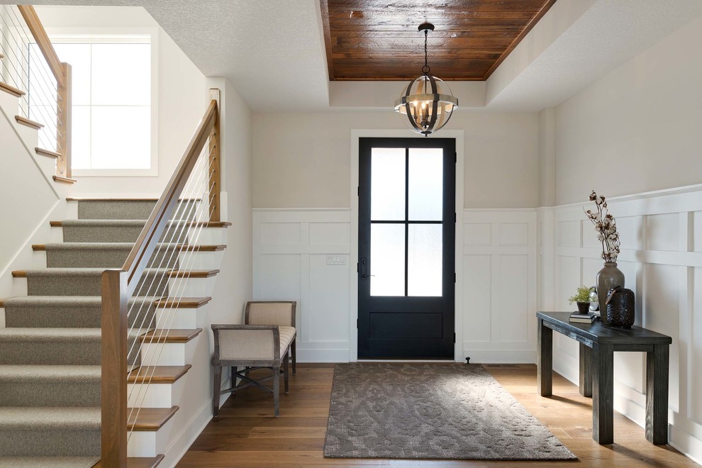 Design Créatif | Modern Farmhouse on Crest - Farmhouse - Entry ...