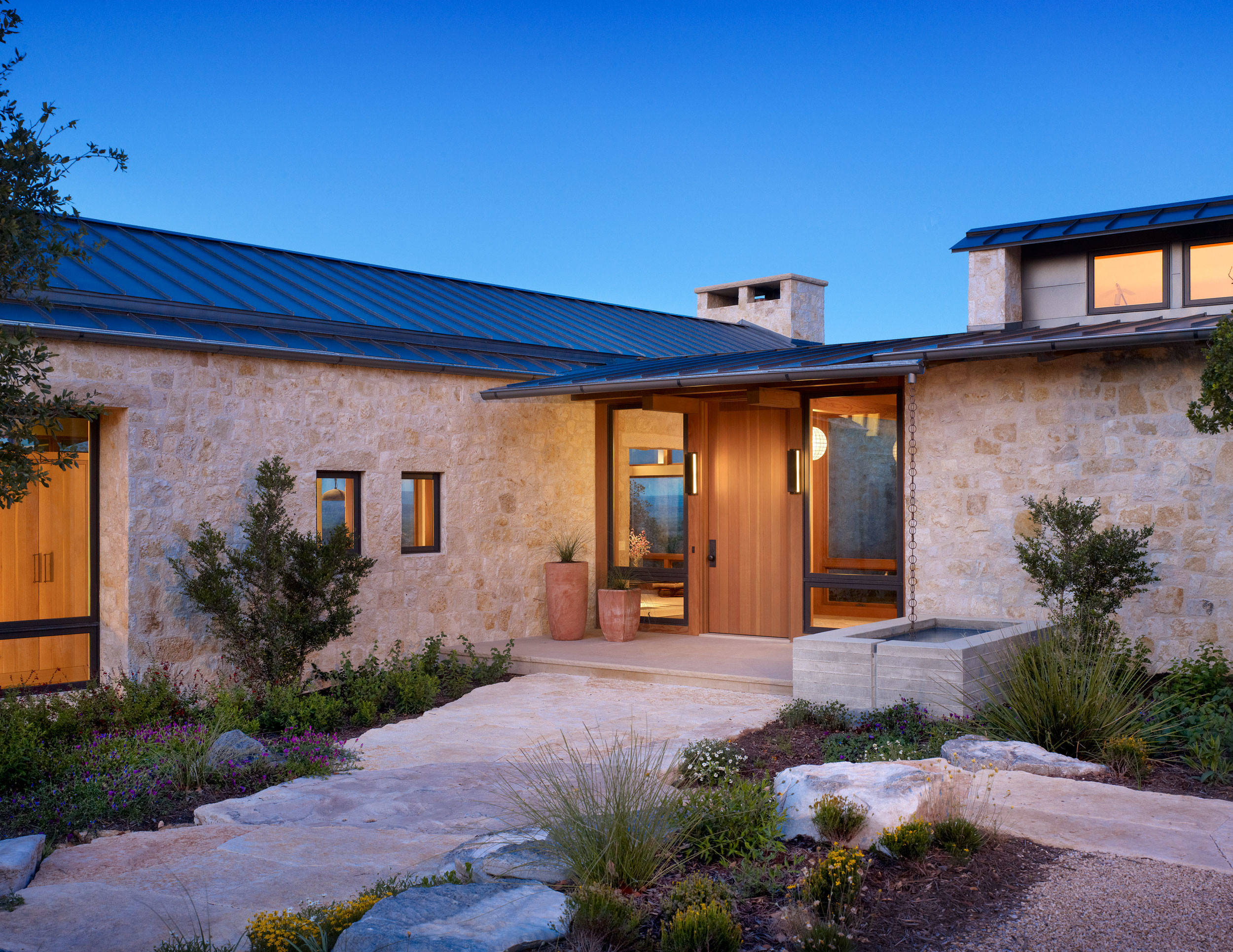 Indiana Limestone Ranch Style Home Historical Architecture Of Grosse