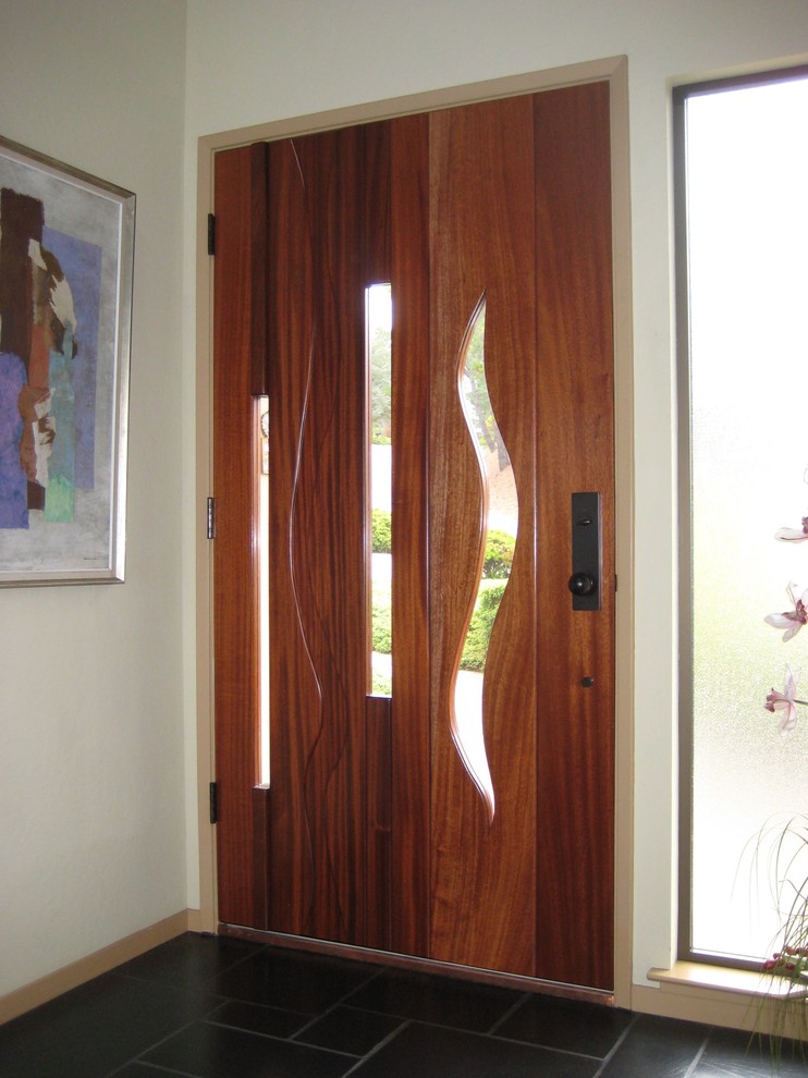 Doors with Glass Inlay - Contemporary - Entry - Denver - by Anne Shutan ...