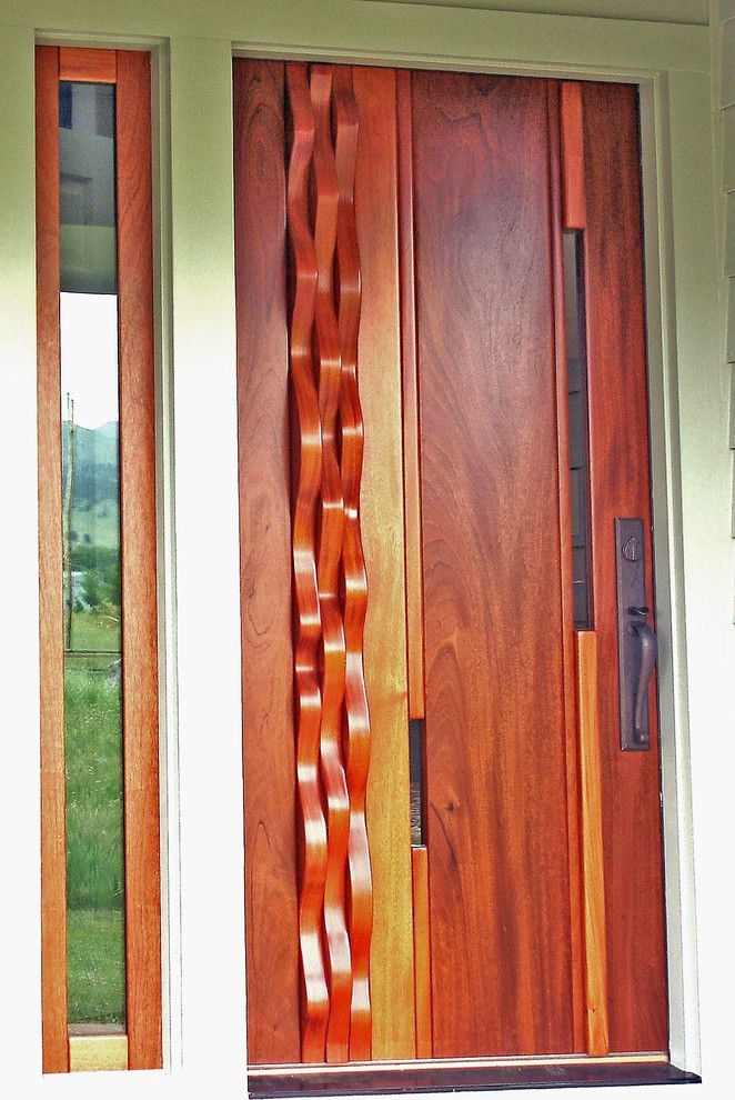 Doors with Glass Inlay - Craftsman - Entry - Denver - by Anne Shutan ...