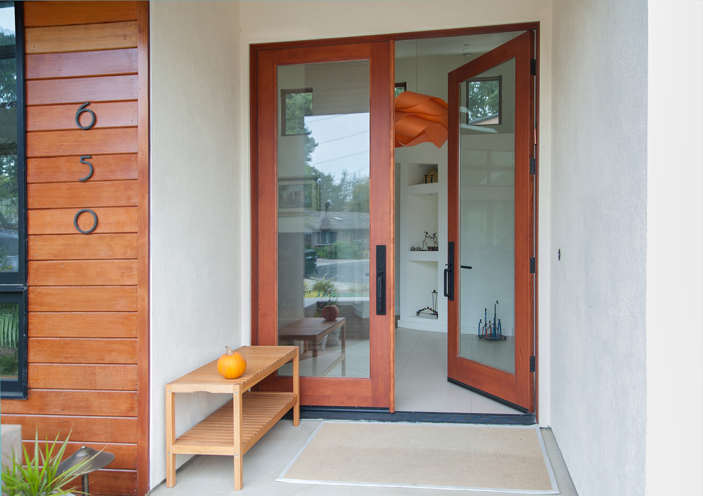 double glass doors at entry - Contemporary - Entry - San Francisco - by ...