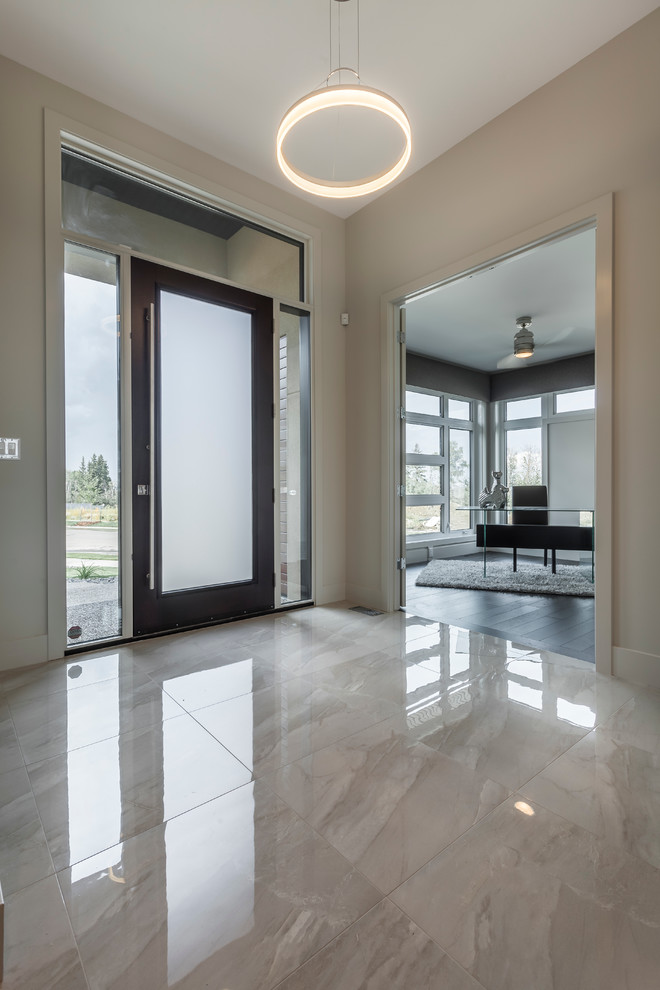 Edmonton Modern Custom Project - Modern - Entry - Calgary - by Homes By ...