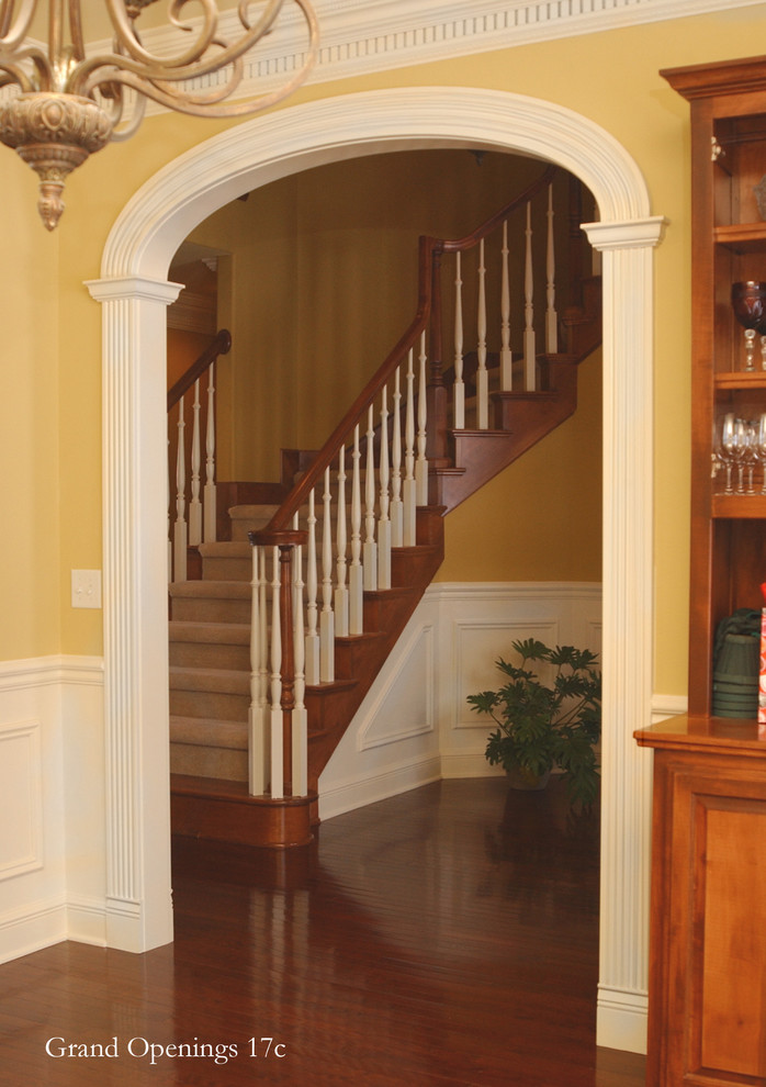 Elliptical Arched Cased Opening Unit - Traditional - Entrance - Little ...