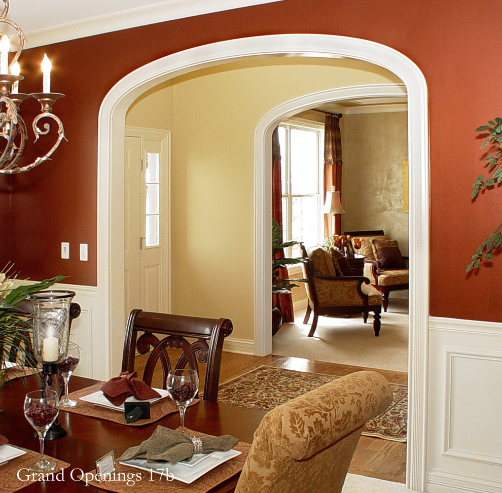 Elliptical Arched Cased Opening Unit - Traditional - Entry - Little ...