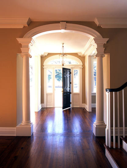 Entrance and Stair Hall - Traditional - Entry - Charlotte - by Stroud ...