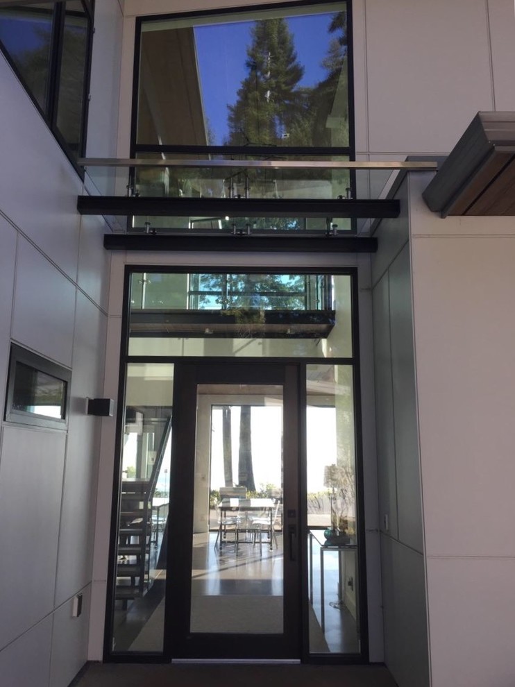 Entry Canopy - Contemporary - Entry - Seattle - by Siemens Woodworking ...