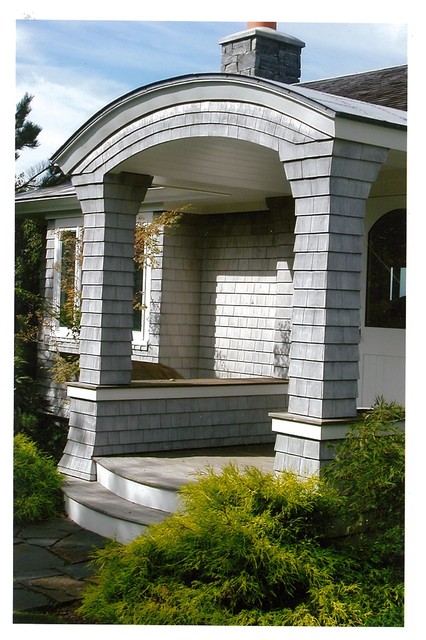 Entry Canopy - Beach Style - Entry - Boston - by Torrey Architecture ...