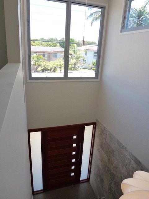 Entry. Double Height Ceiling - Contemporary - Entry - Brisbane - by ...