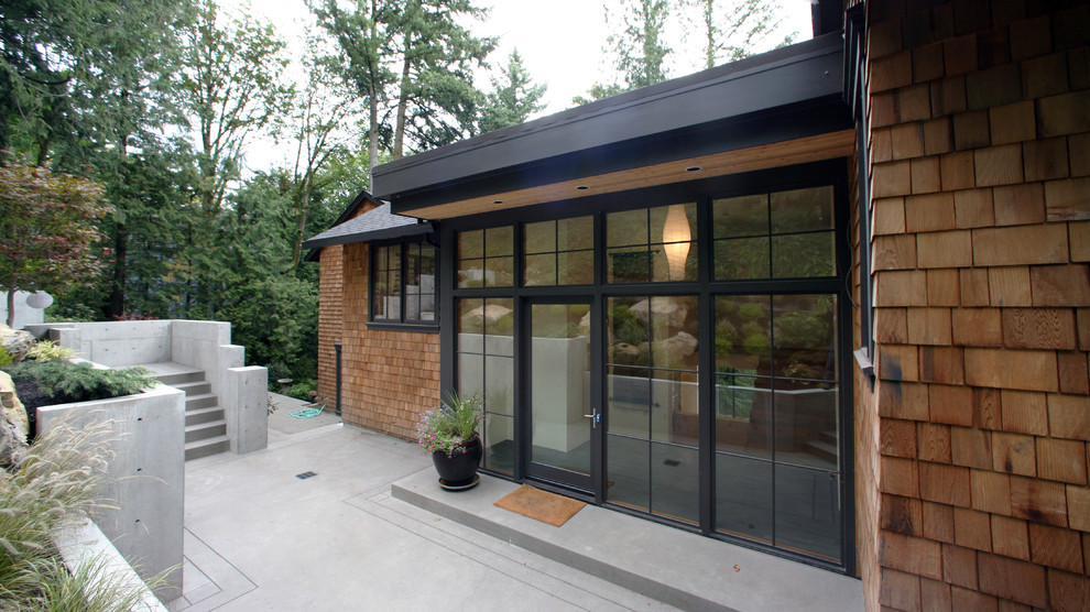 Entry From Courtyard - Contemporary - Entry - Portland - by Sustainable ...
